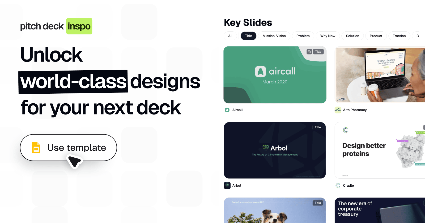 Appendix Examples and Templates to Perfect your Pitch Deck